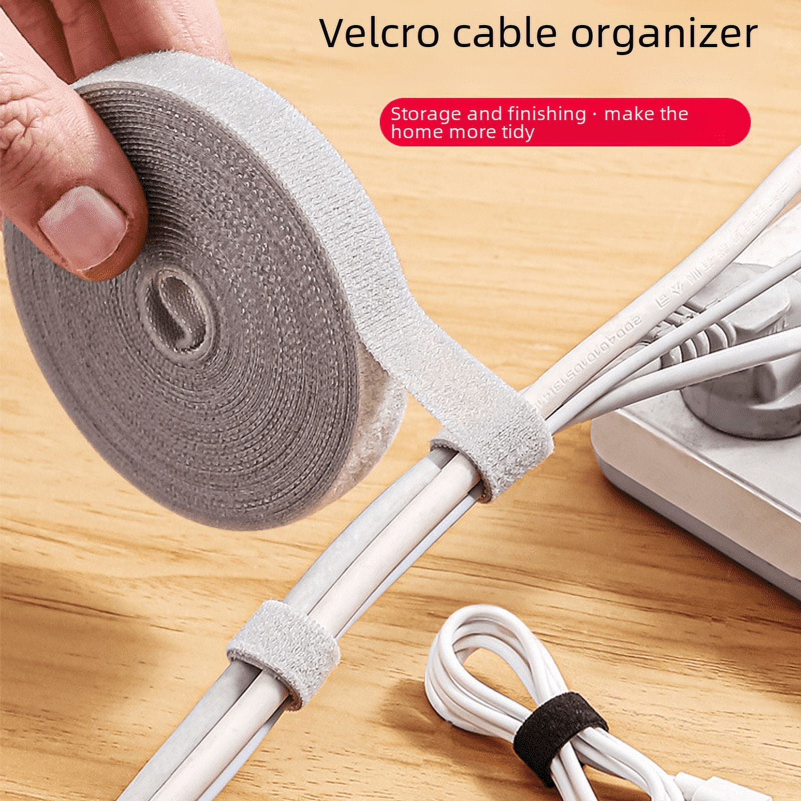 Data Cable Storage Artifact Velcro Cable Tie Organizer Computer Cable ...