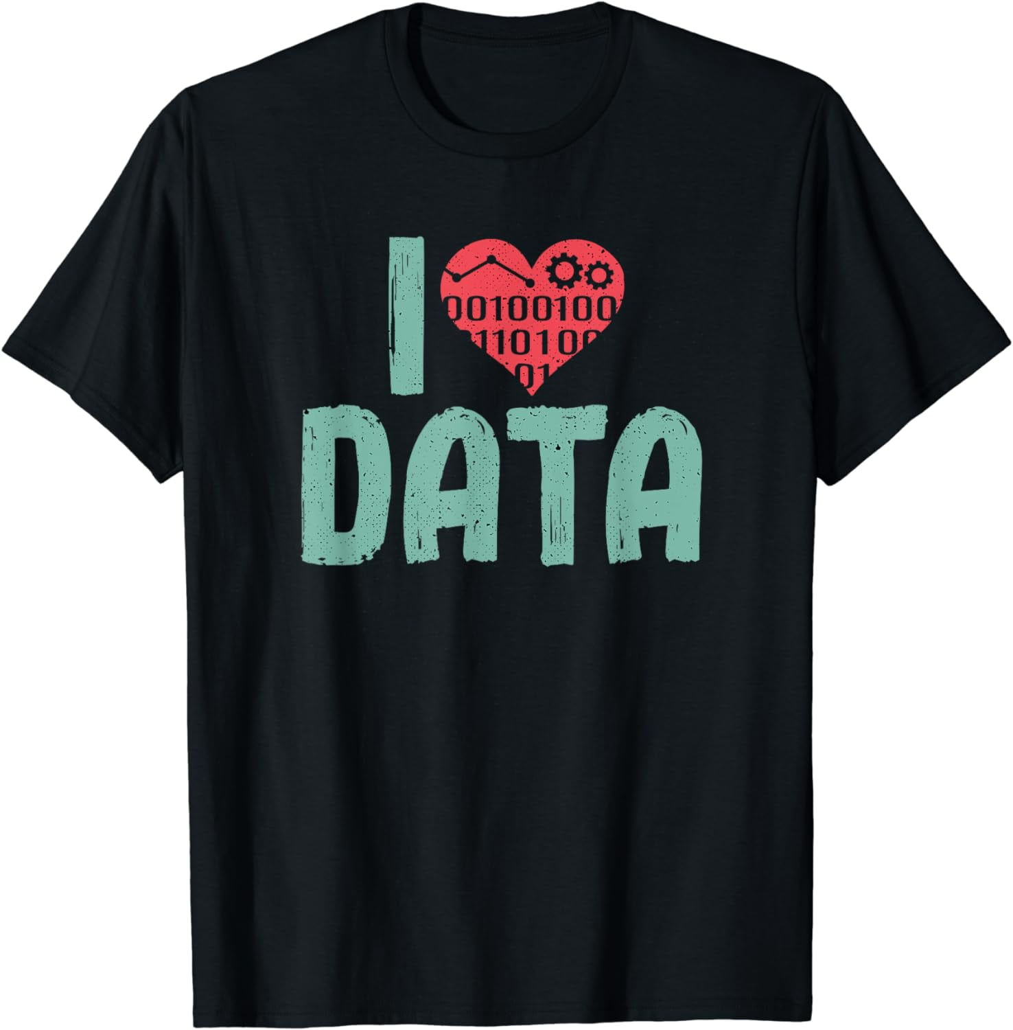 Data Encoder I Love Statistics Data Science Data Analysts T-Shirt ...