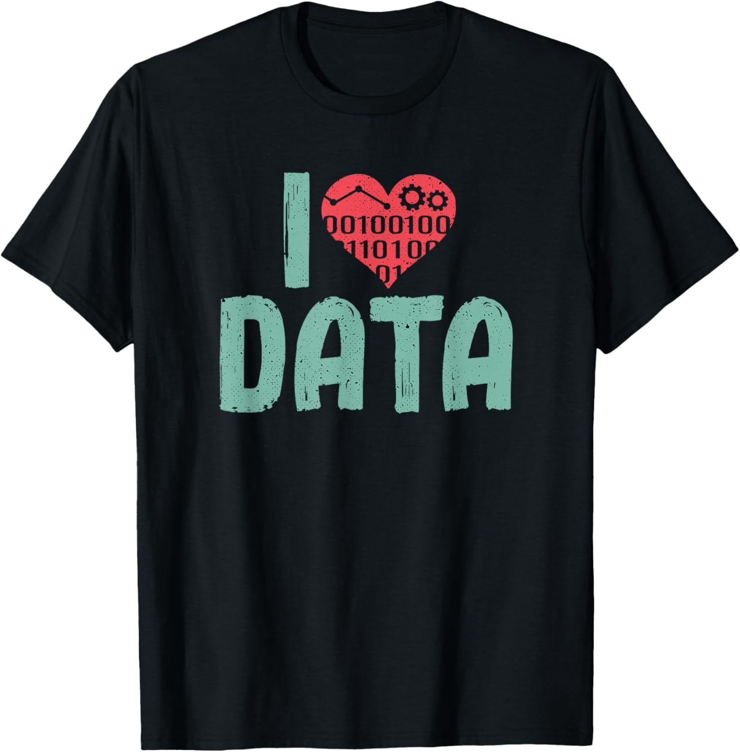 Data Encoder I Love Statistics Data Science Data Analysts T-Shirt ...