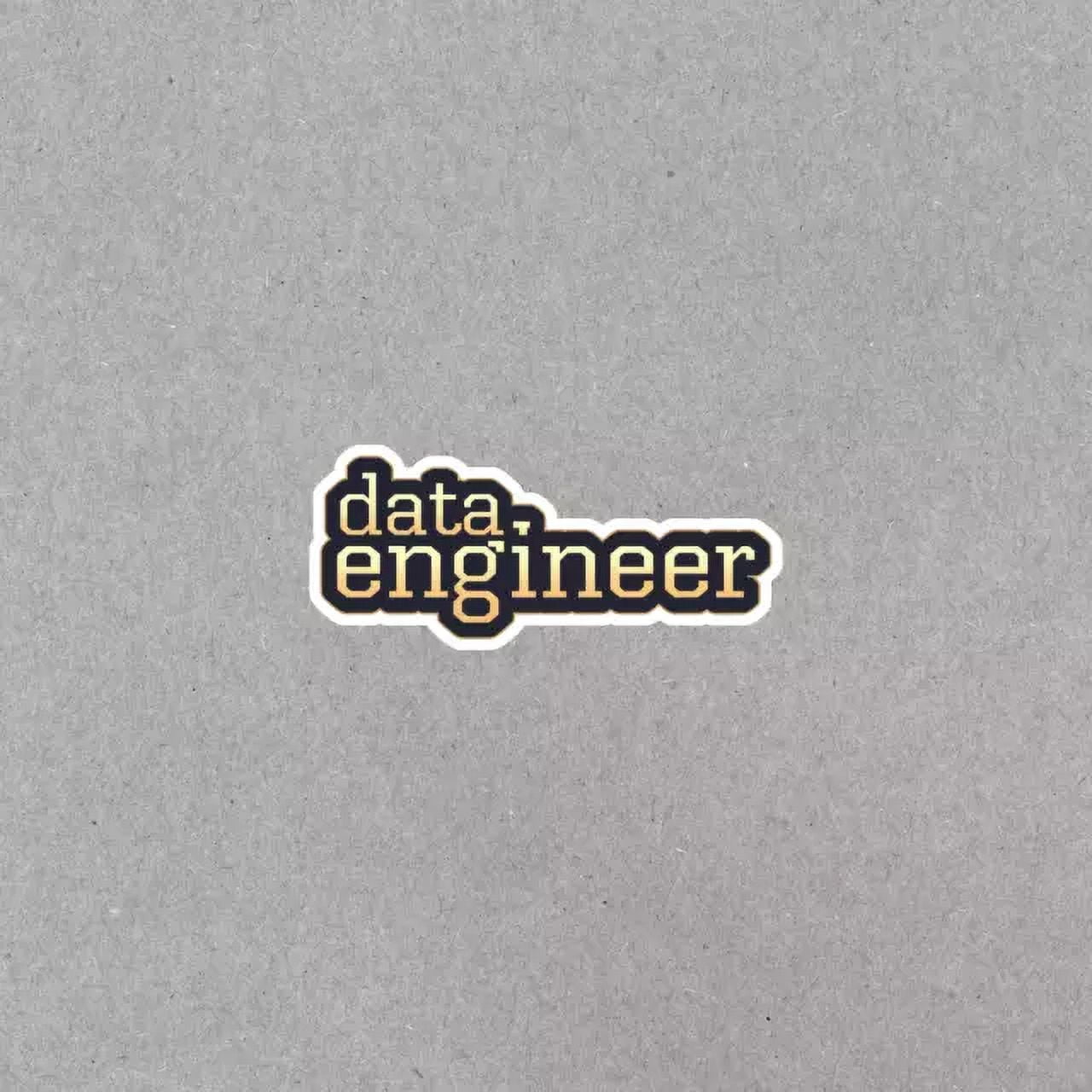 Data Engineer Sticker - Coding Job Title Laptop Decal For Programmersphone Decal Water Bottle ...