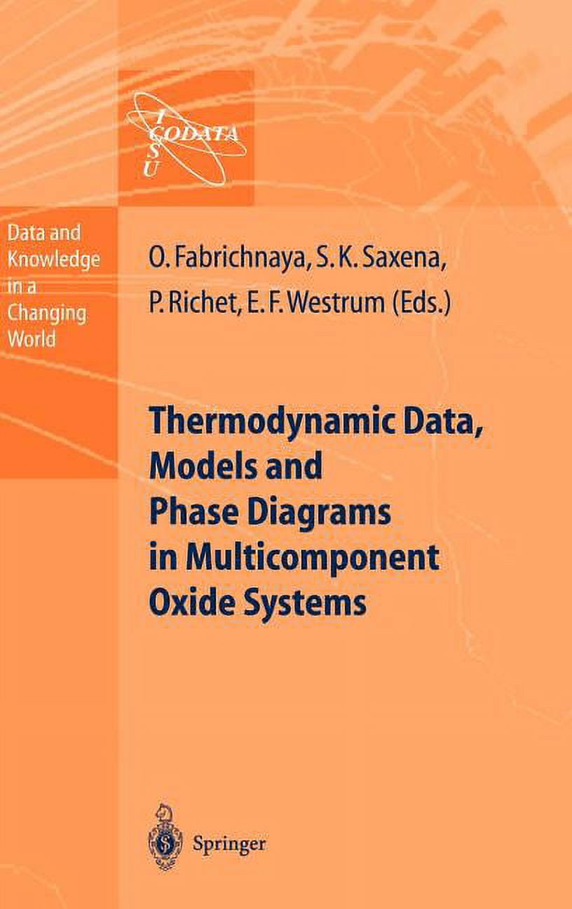 Data and Knowledge in a Changing World: Thermodynamic Data, Models, and Phase Diagrams in ...