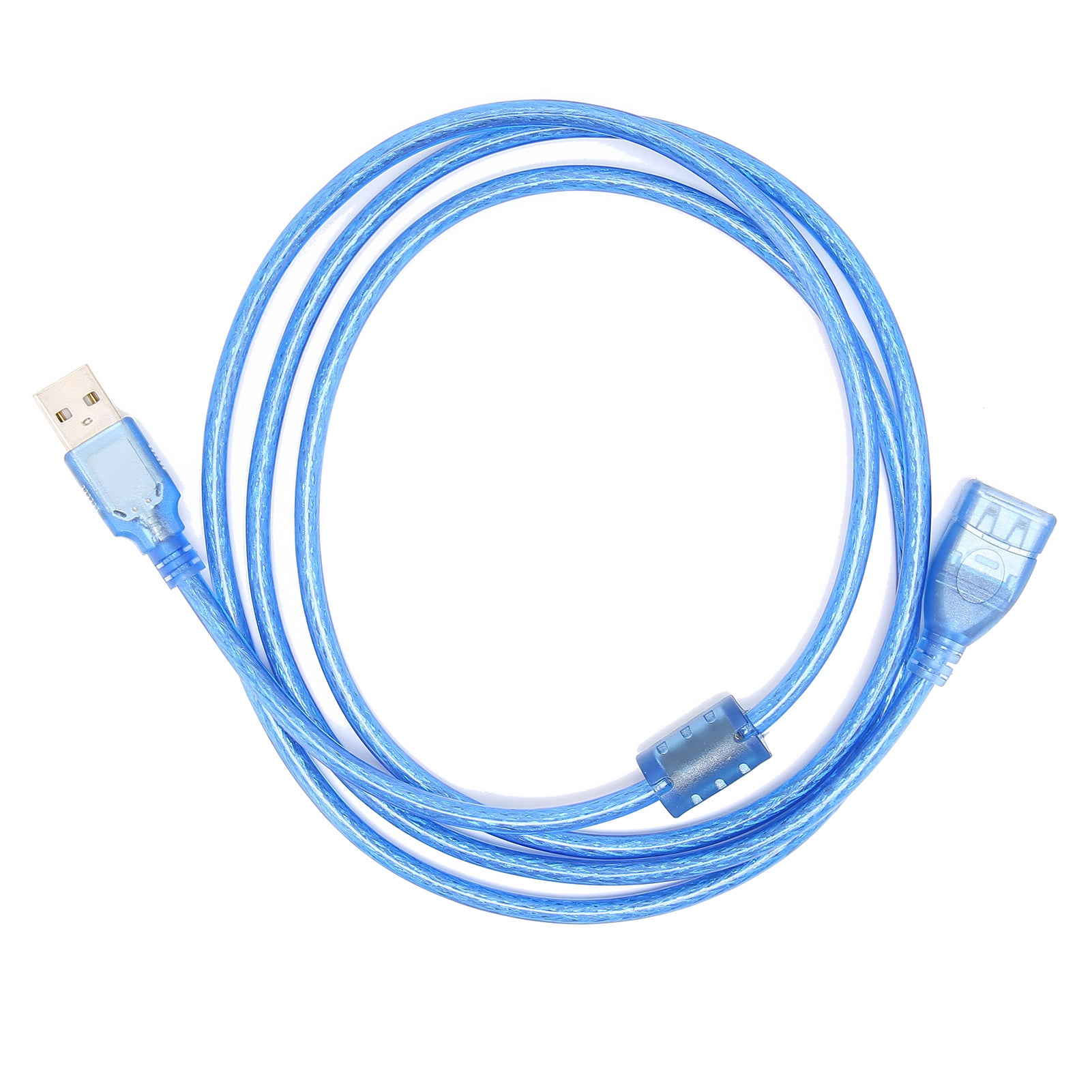 Data Line Male to Female Brass Double Shield USB 2.0 Extension Cable ...