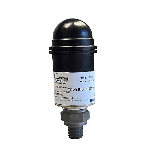 Data Logging Wireless Pressure Transducer | 5,000 PSI | 1/4-18 NPT Male ...