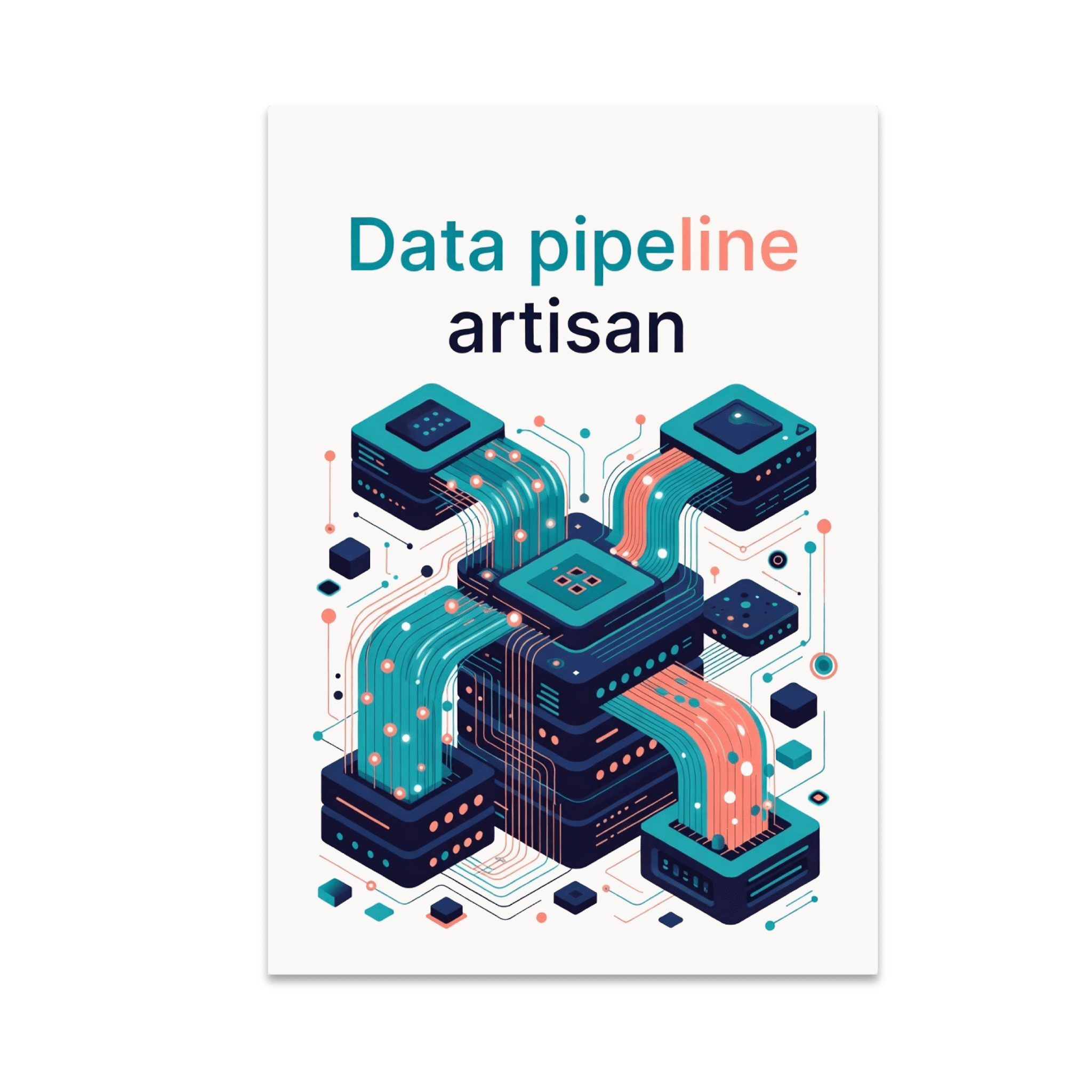 Data Pipeline Artisan Wall Decor - Tech Enthusiast - 13x19 Poster Print ...