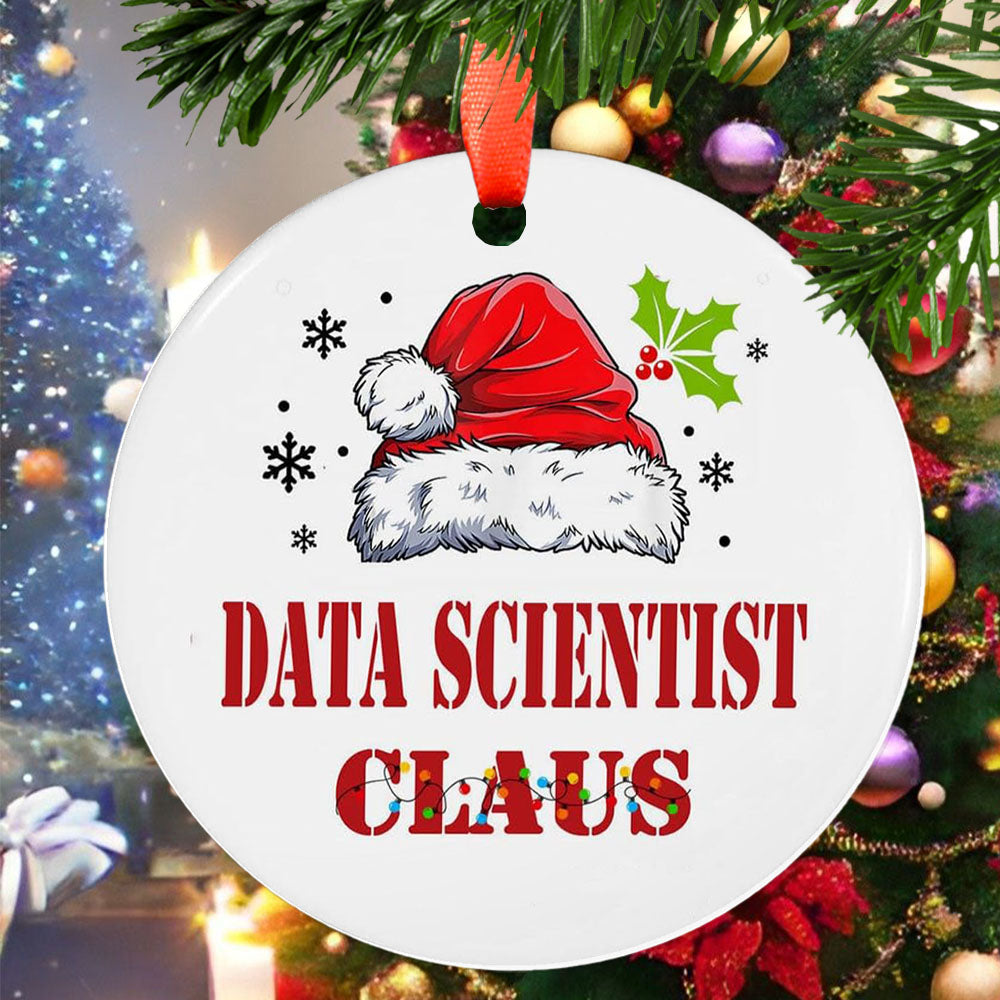 Data Scientist3 Christmas Ornament, Christmas Decoration Gift, Special ...