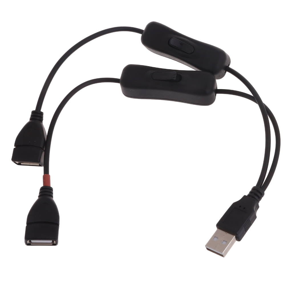 Data Transfer Wire USB Extension Cord with Double Switches Support ...