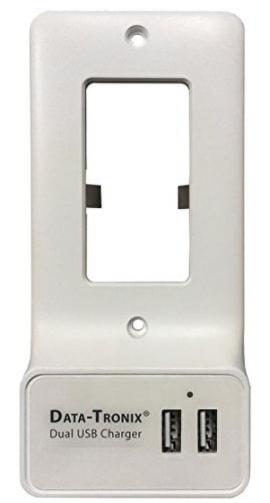 Data-Tronix Dual USB Charger Plate, ETL Rated, 15A and 20A Models, Fast ...