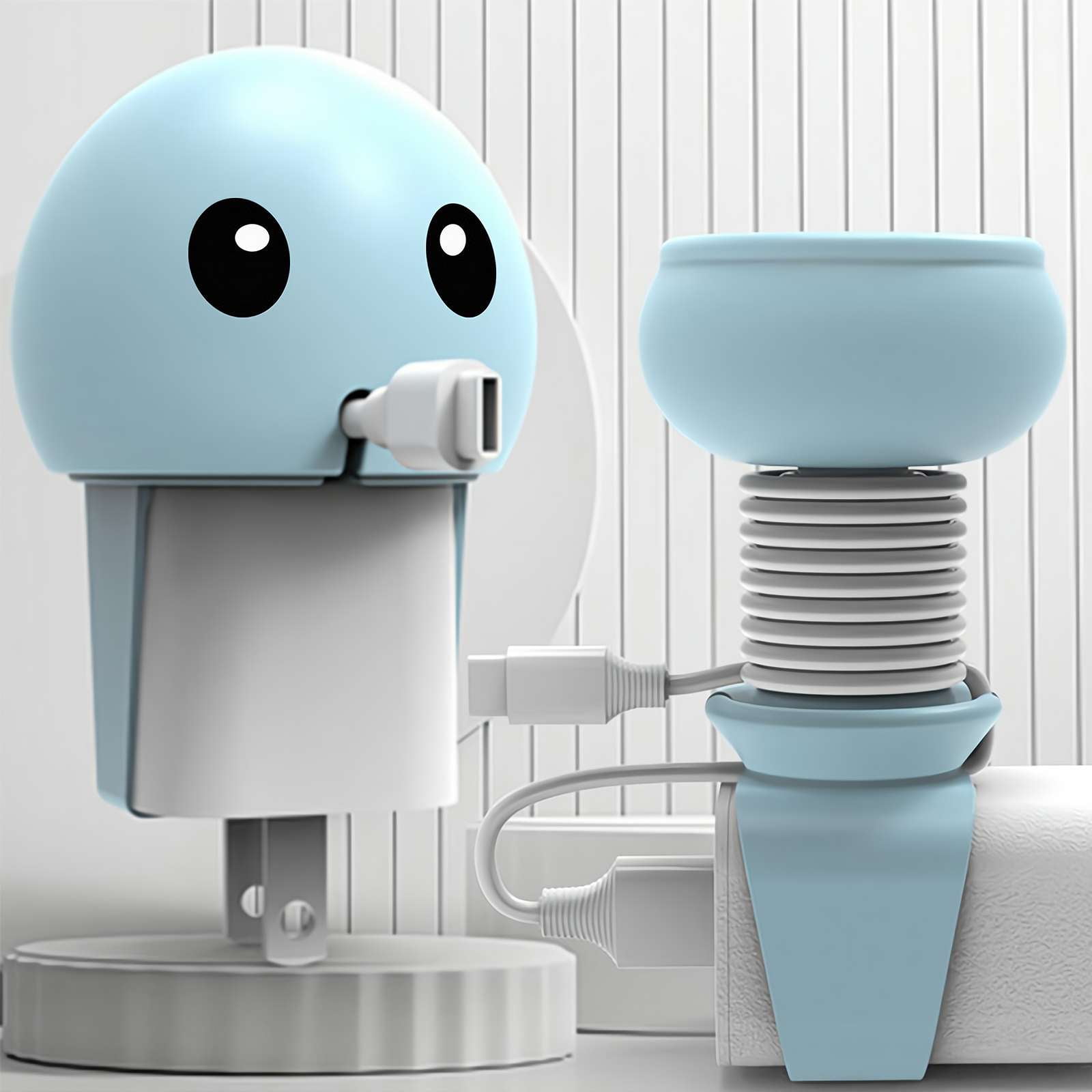 Data cable storage protective sleeve desktop organisation silicone wrap ...