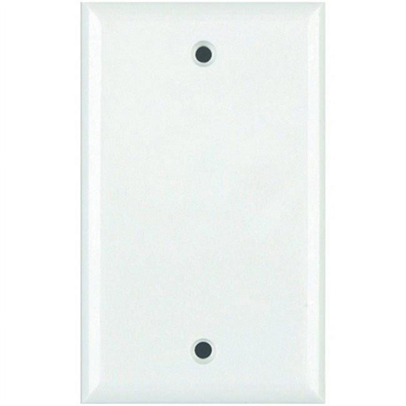 DataComm 21-0026 Standard Blank Wall Plate (White) - White - Walmart.com