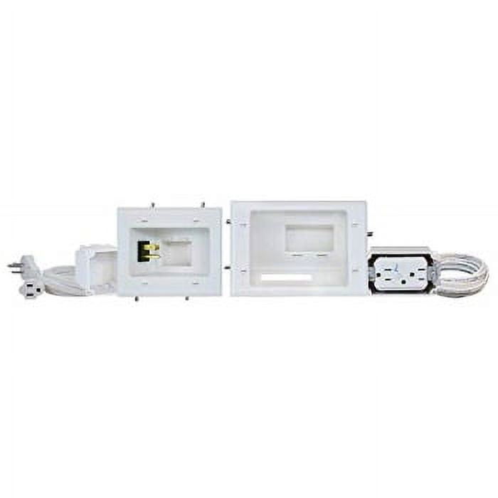 DataComm Electronics 50-8823-WH-KIT Flat Panel TV Cable Organizer Kit ...
