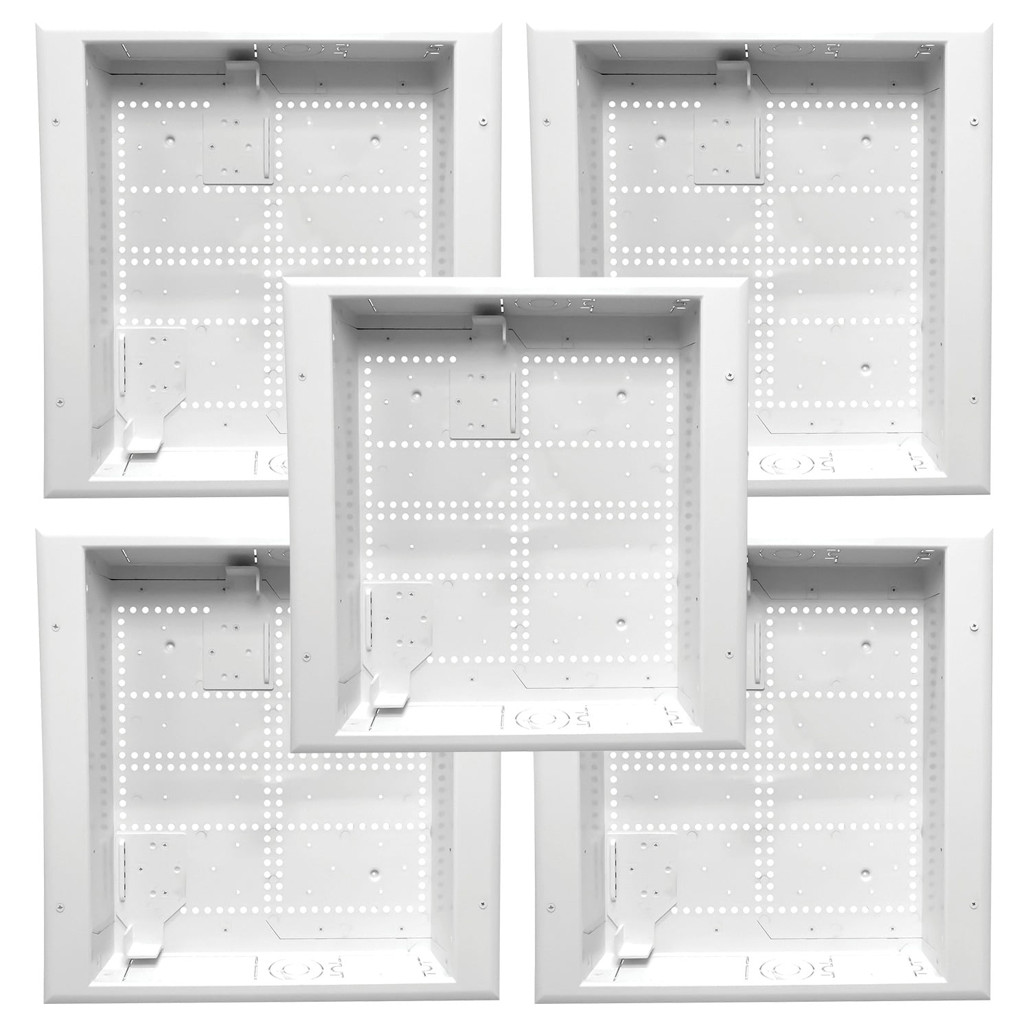 DataComm Electronics 80-1530-5-STACK 30-Inch Plastic Enclosure Boxes, 5 ...