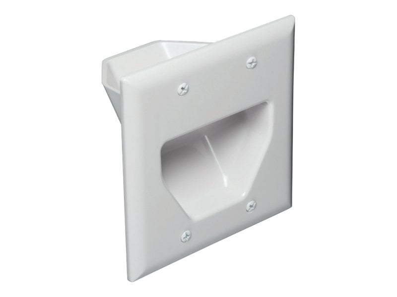 DataComm Recessed Low Voltage Cable Plates - Mounting plate - light ...