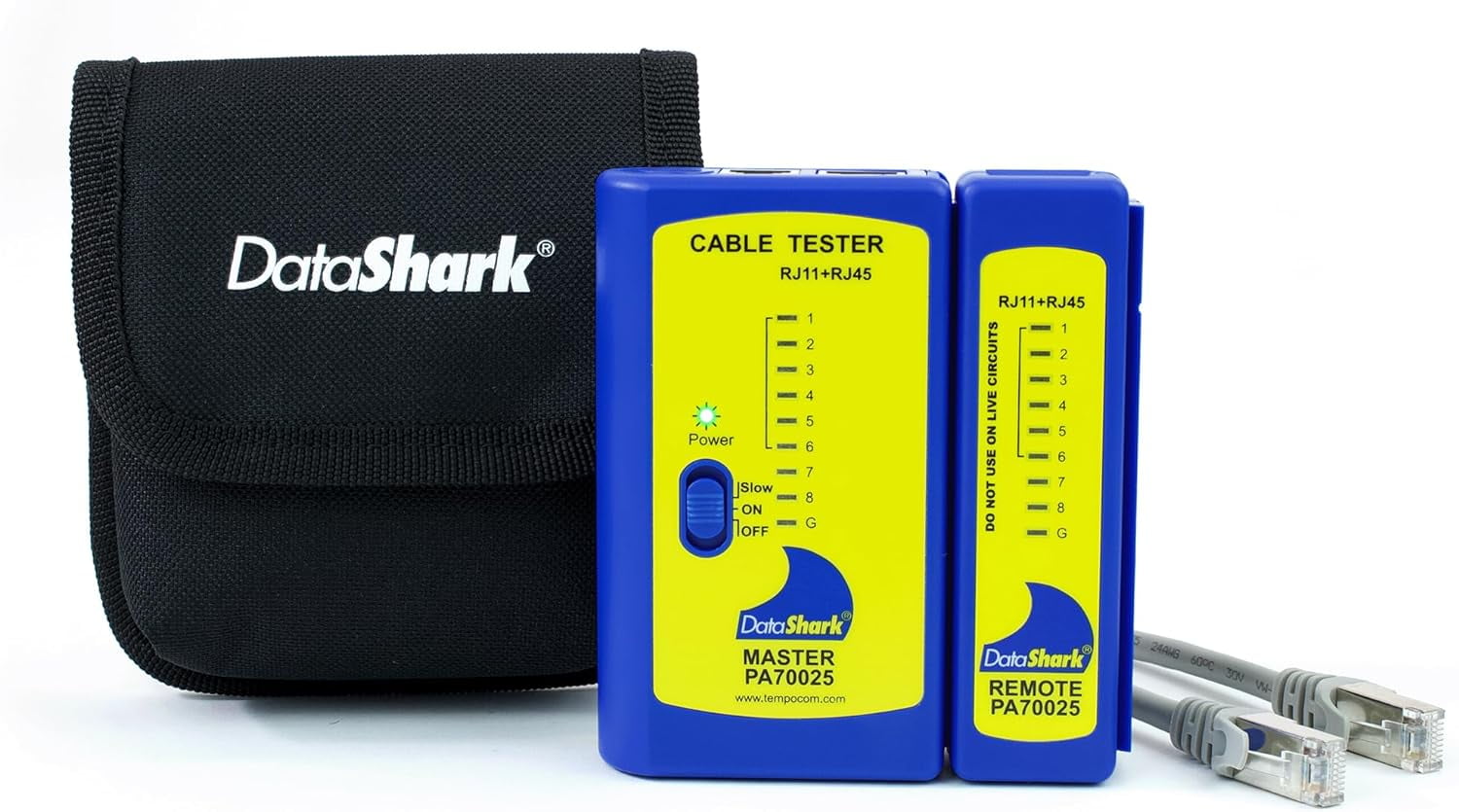 DataShark PA70025 Network Cable Tester | Cable Mapper, Check Continuity ...