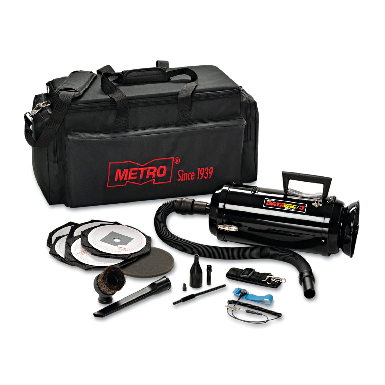 DataVac Metro Vac Anti-Static Vacuum/Blower, Includes Storage Case HEPA ...