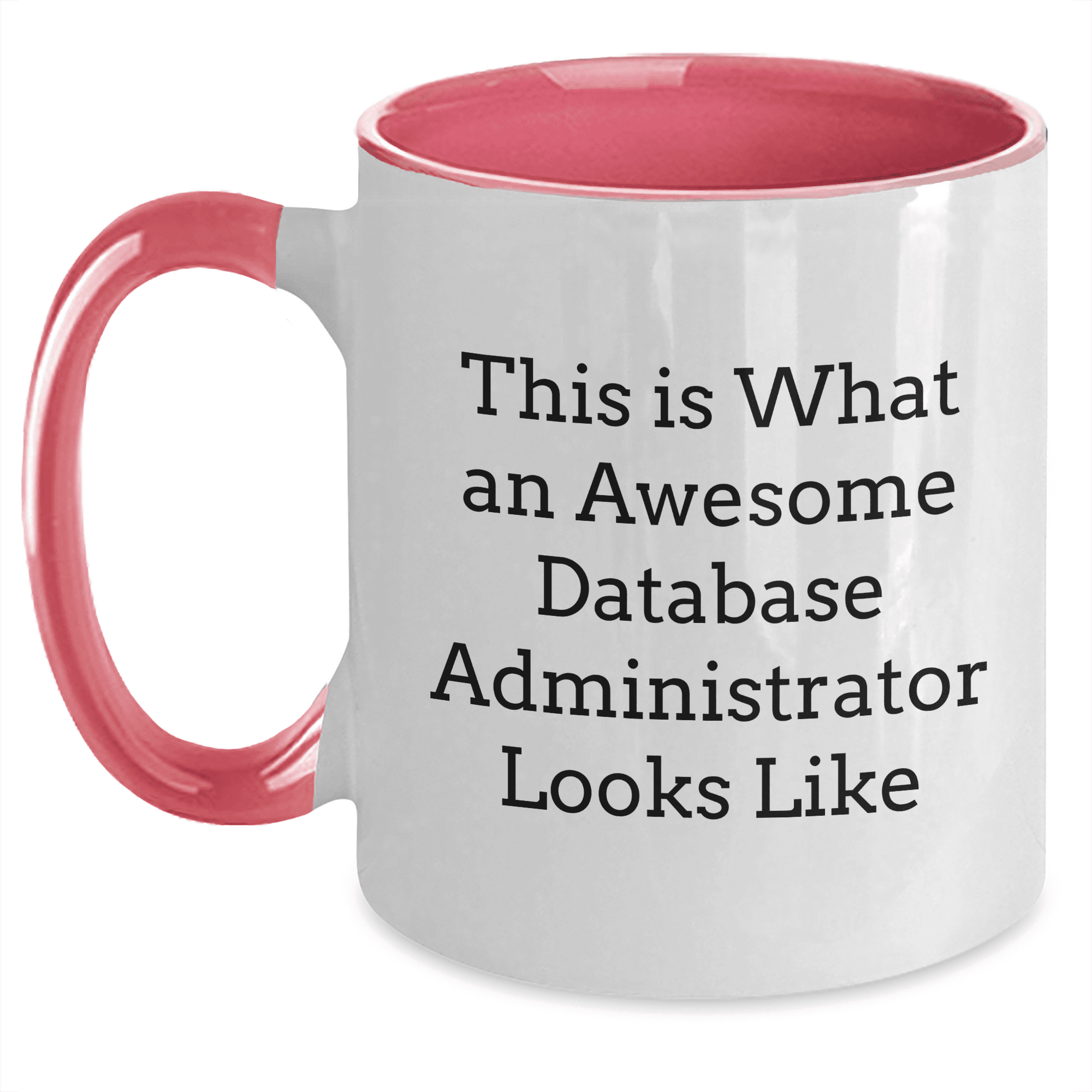 Database Administrator Appreciation Funny Two Tone Coffee Mug Gifts for ...
