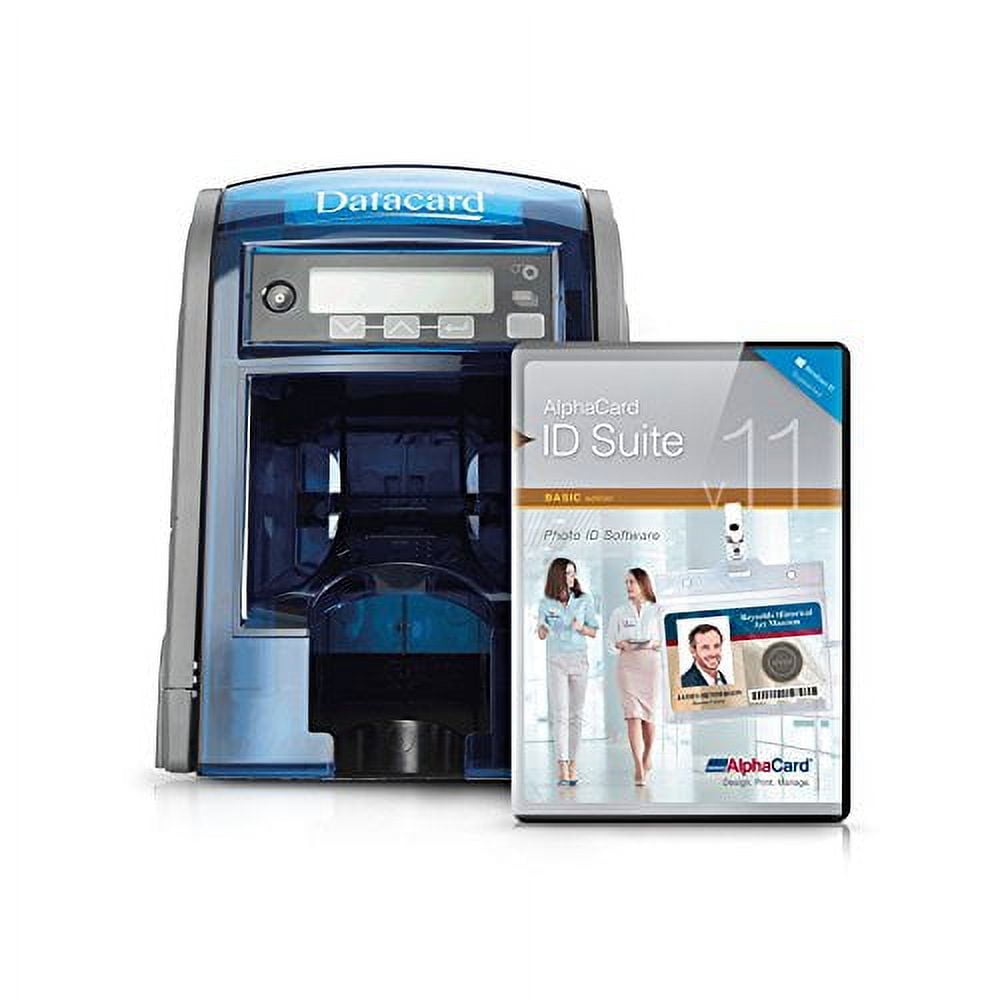 Datacard SD260 ID Card Printer 100 Input Hopper and AlphaCard ID Suite ...