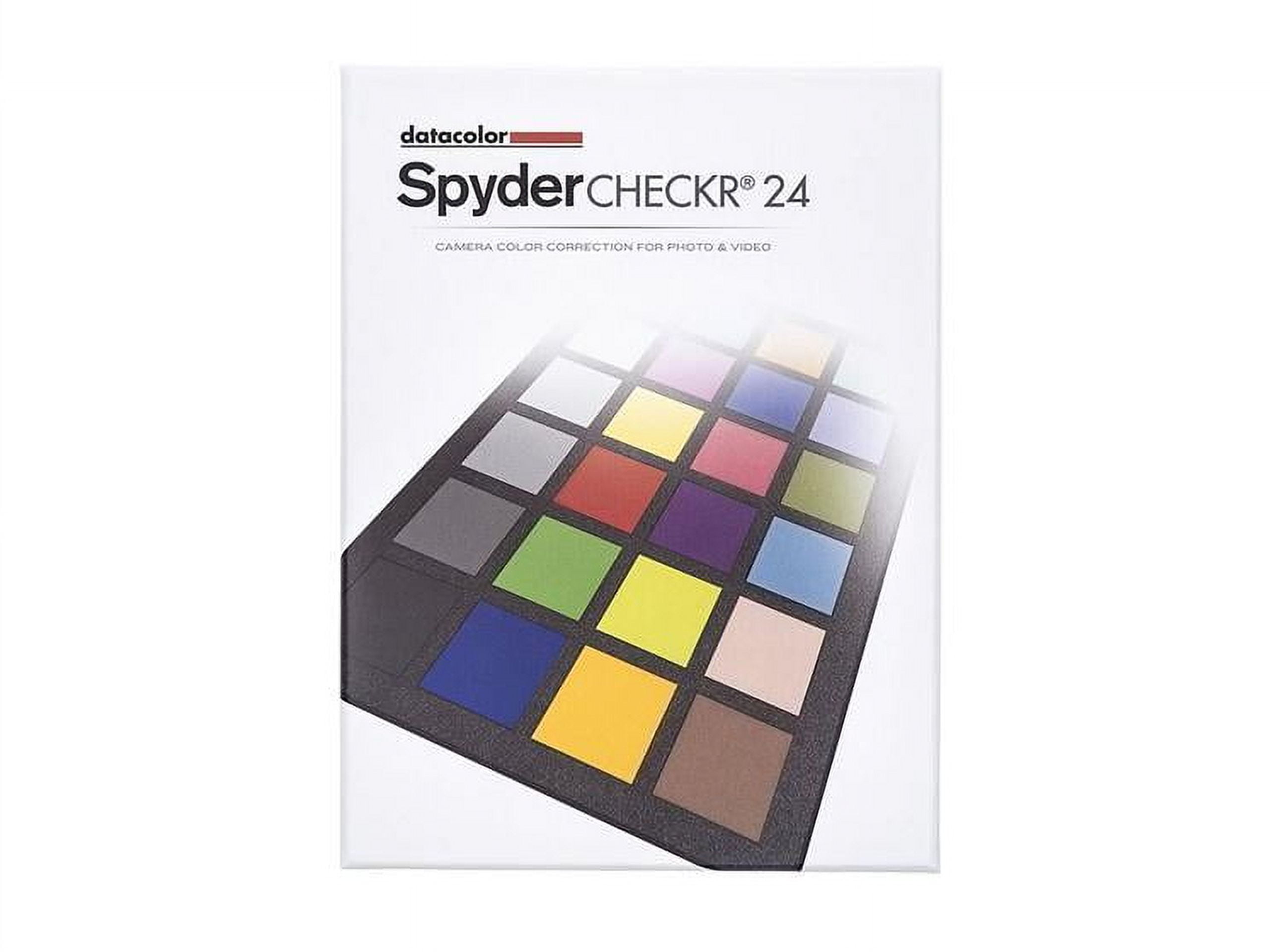 Datacolor Spyder Checkr 24 - Color calibrate your camera for consistent image color across ...