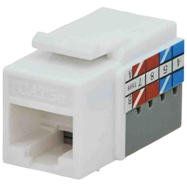 Datacomm Electronics 20-3425-wh-10 Cat-5e Jacks, 10 Pack (white ...