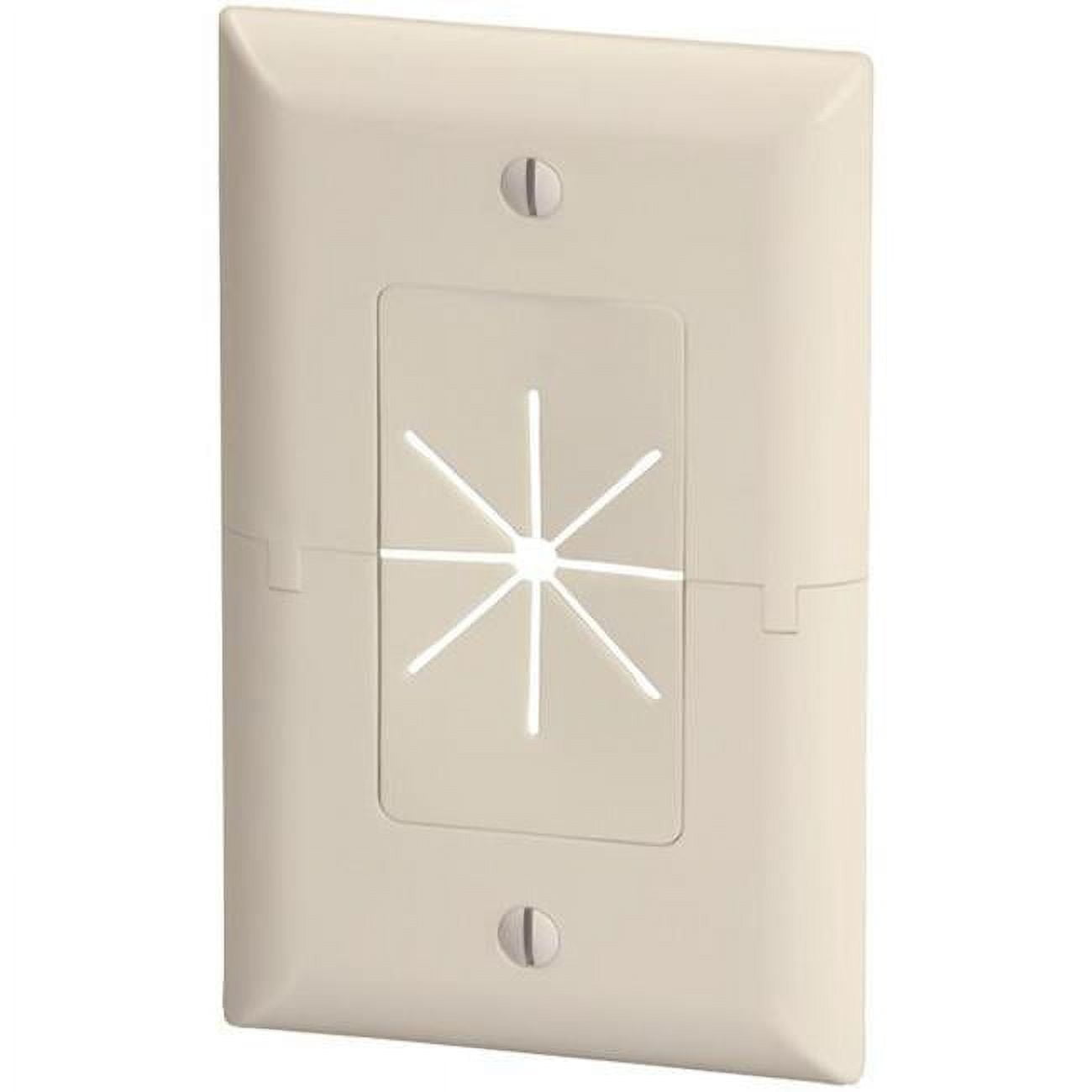 Datacomm Electronics 45-0017-La Split Plate, 4.5 inches Light Almond ...