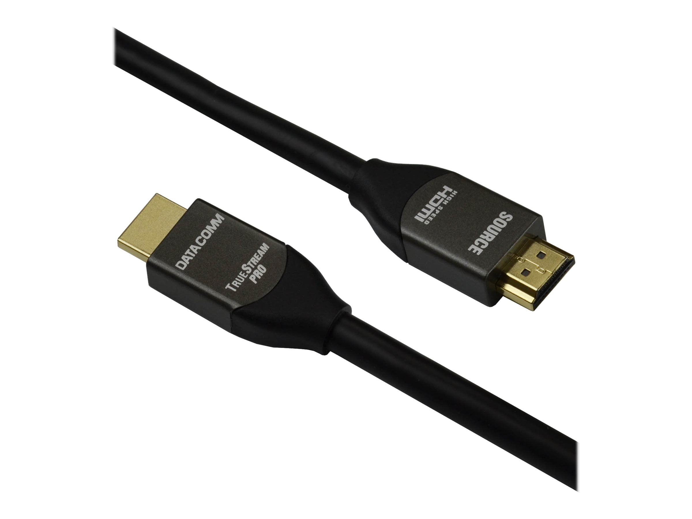 Datacomm Electronics 46-1820-BK 18Gbps HDMI Cable with IC Chip - 20 ft ...