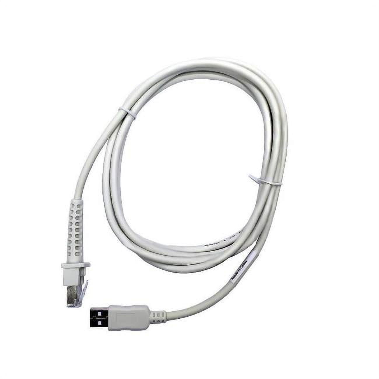 Datalogic 90A052278 2 m USB Type-A TPUW Straight Cable, White - Walmart.com