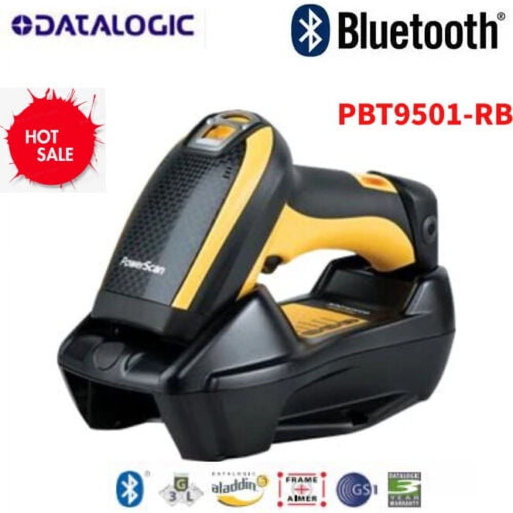 Datalogic Powerscan PBT9501-RB Bluetooth USB Kit Barcode Scanner w ...