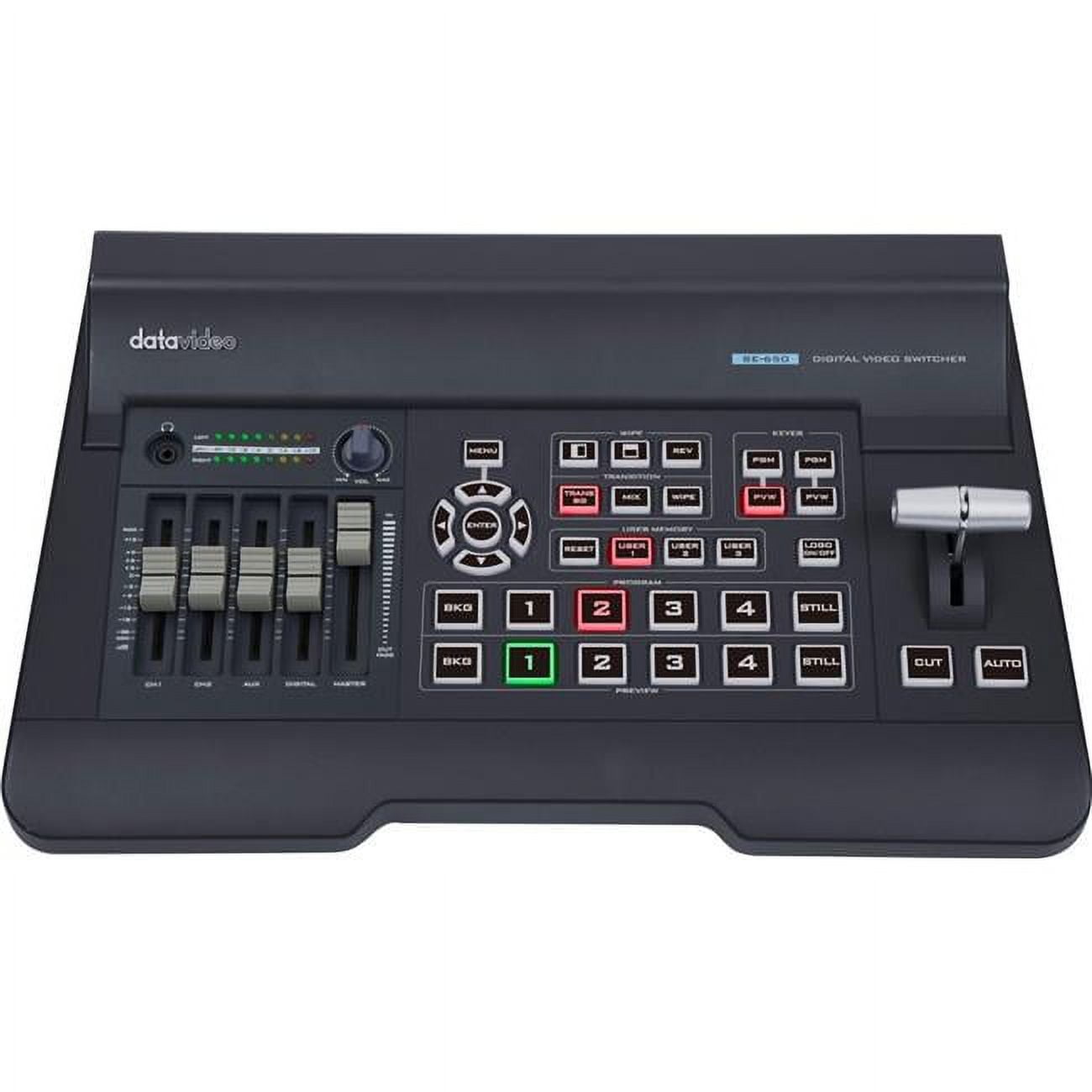 Datavideo DV-SE-650 4 Input HD Video Switcher with HD-SDI & HDMI Inputs ...