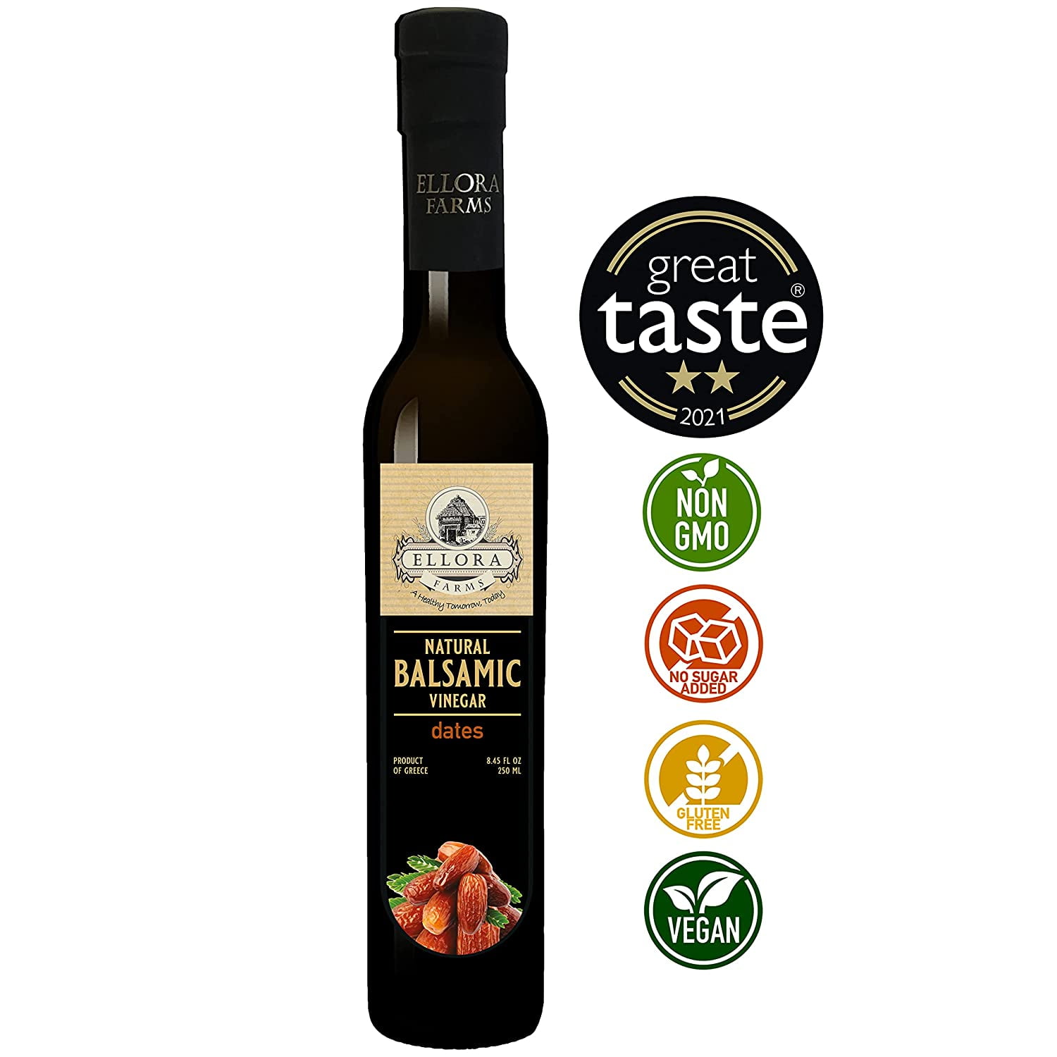 Date Balsamic Vinegar, Thick creamy, Barrel aged, No-added sugar, Award ...