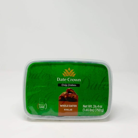 Date Crown Whole Dates Khalas 1.82lb - Walmart.com