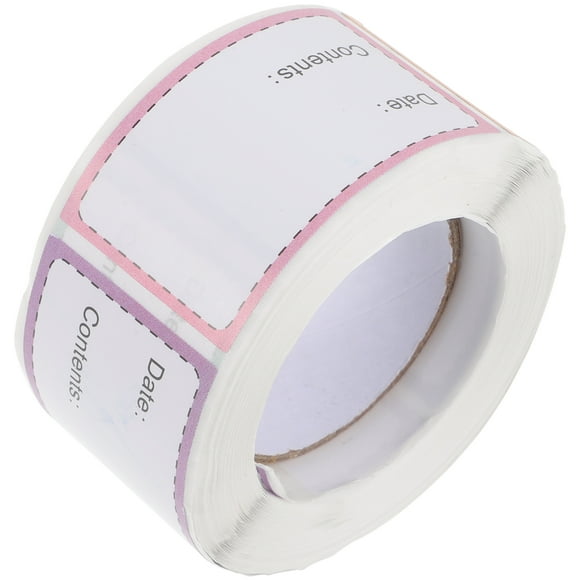 Durable Freezer Labels & Food Storage Stickers in Various Colors