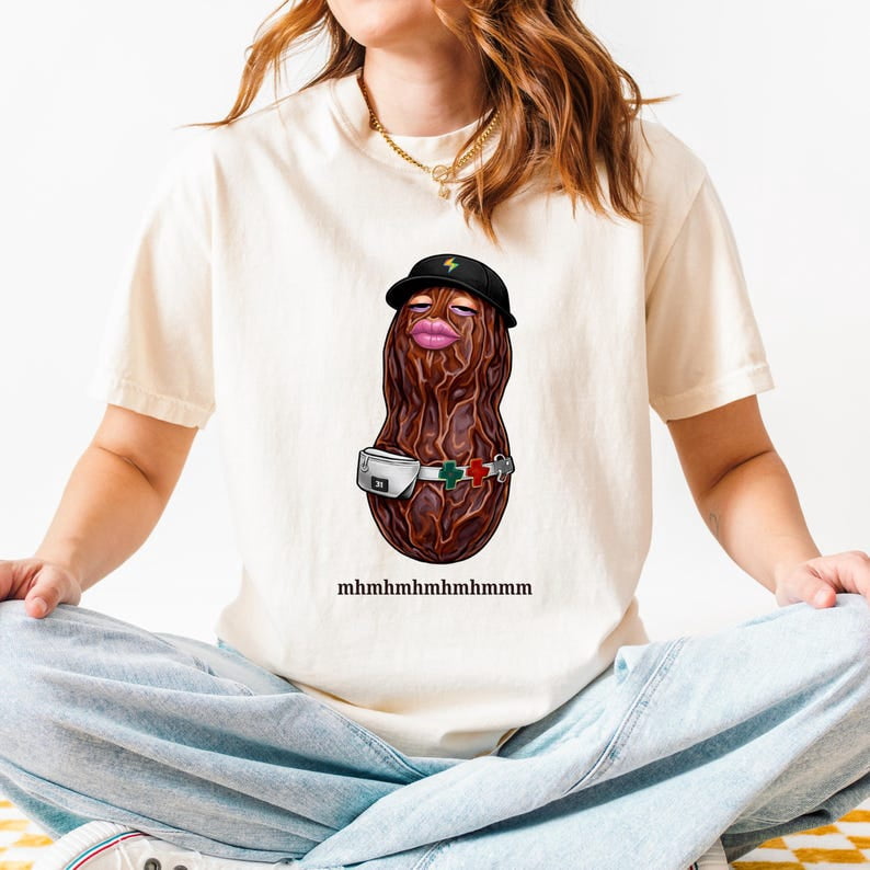 Date Fruit GOOP Bungulator Graphic T-Shirt, Retro Viral Absurd Humor ...