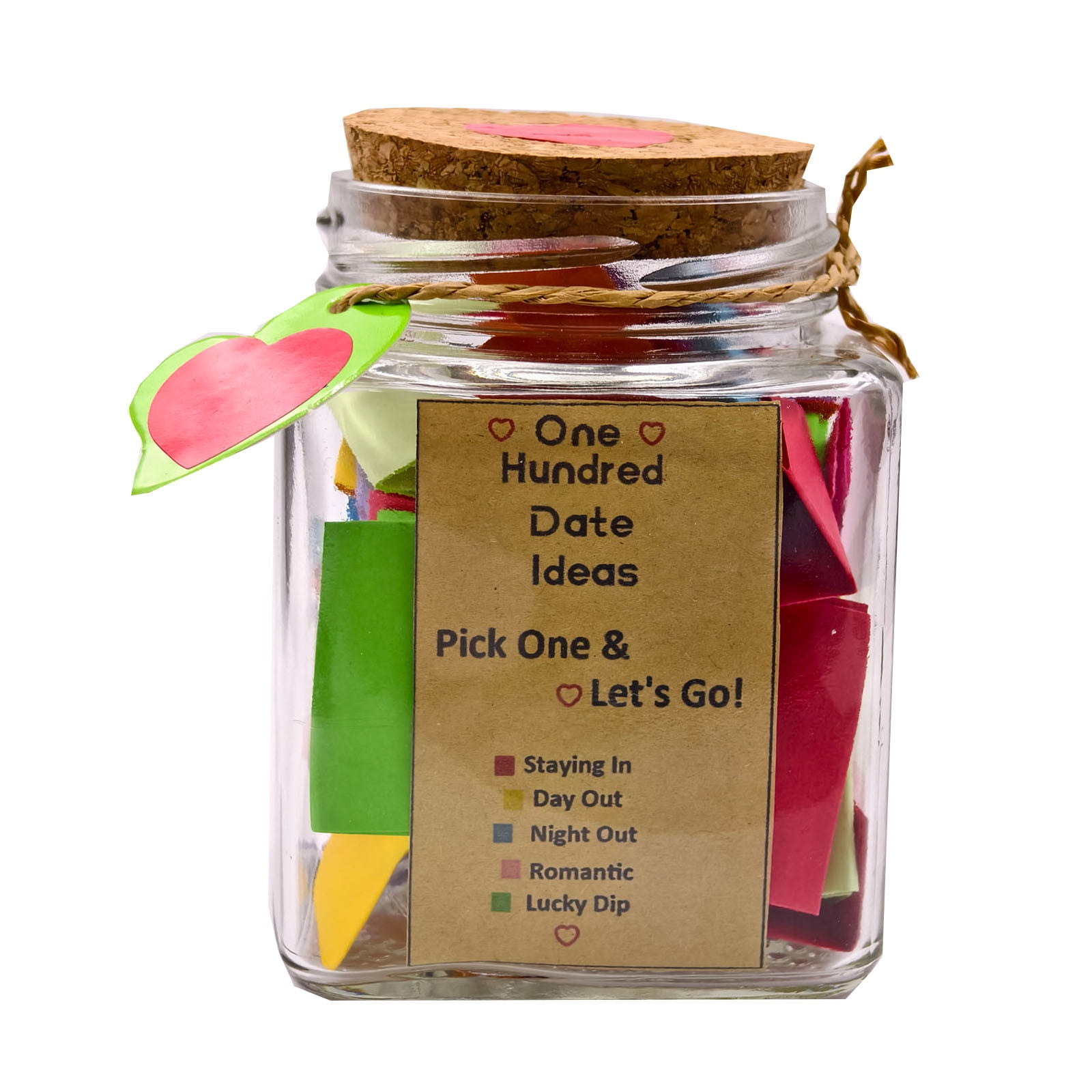 Date Ideas Capsules in a Bottle (100pcs) - Bridal Shower Gift and ...