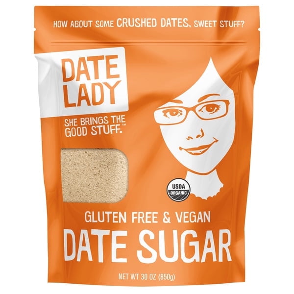 Date Lady Organic Date Sugar, 30 oz - Walmart.com