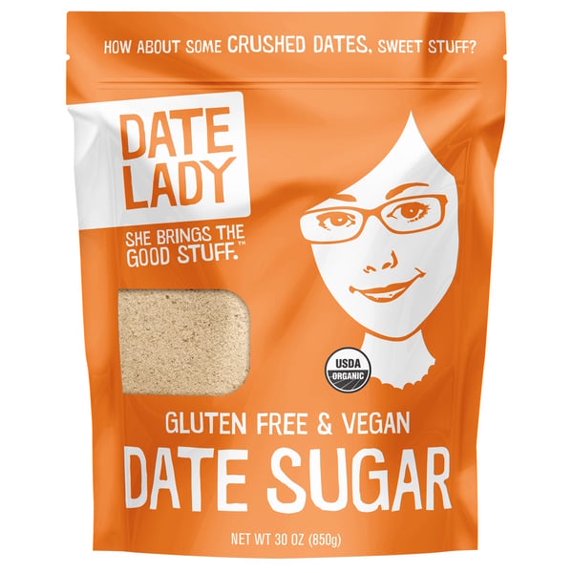 Date Lady Organic Date Sugar, 30 oz - Walmart.com