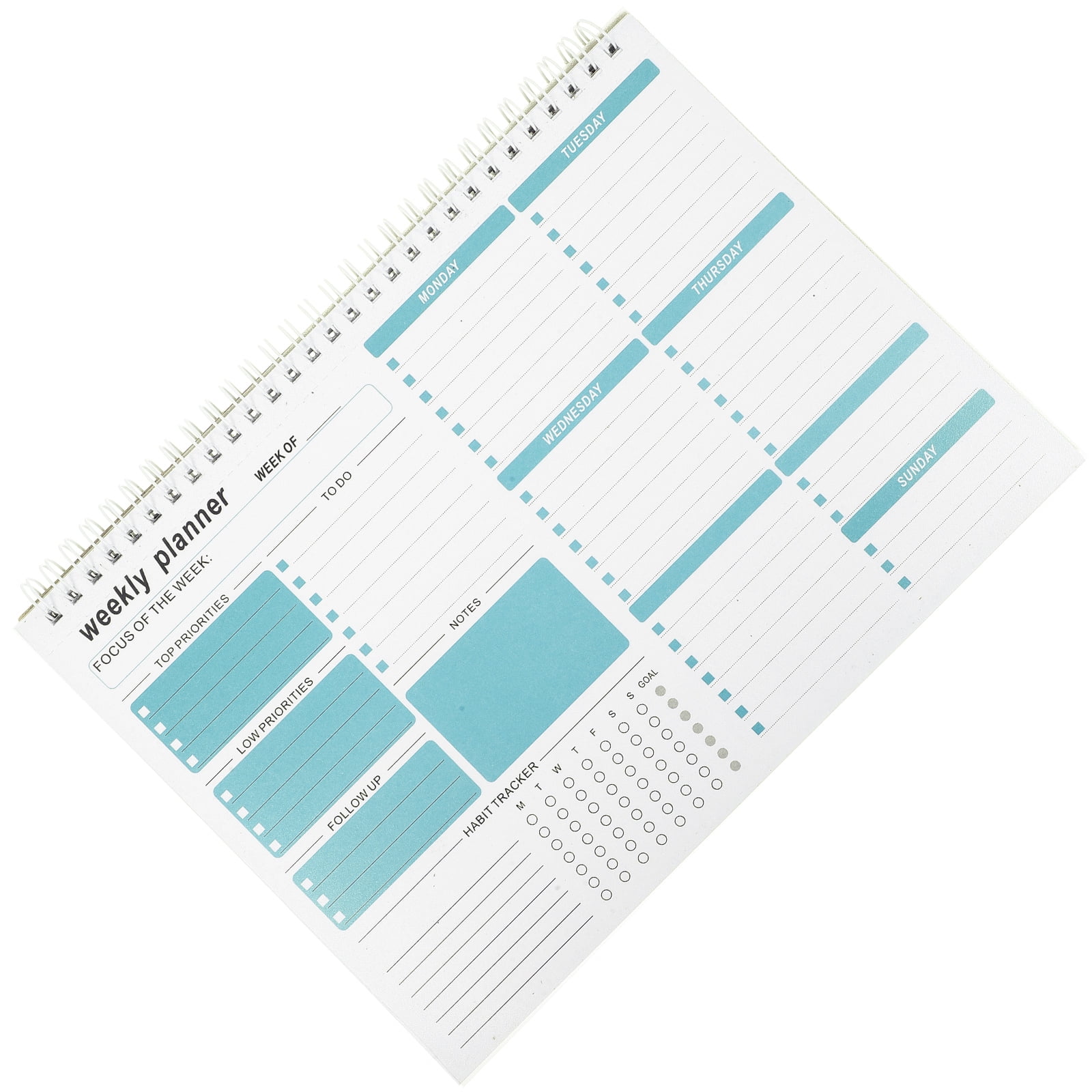 Date Notepad Week Plans Pad Office Notebook Schedule Planner To Do List ...