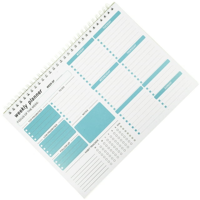 Date Notepad Week Plans Pad Office Notebook Schedule Planner To Do List ...