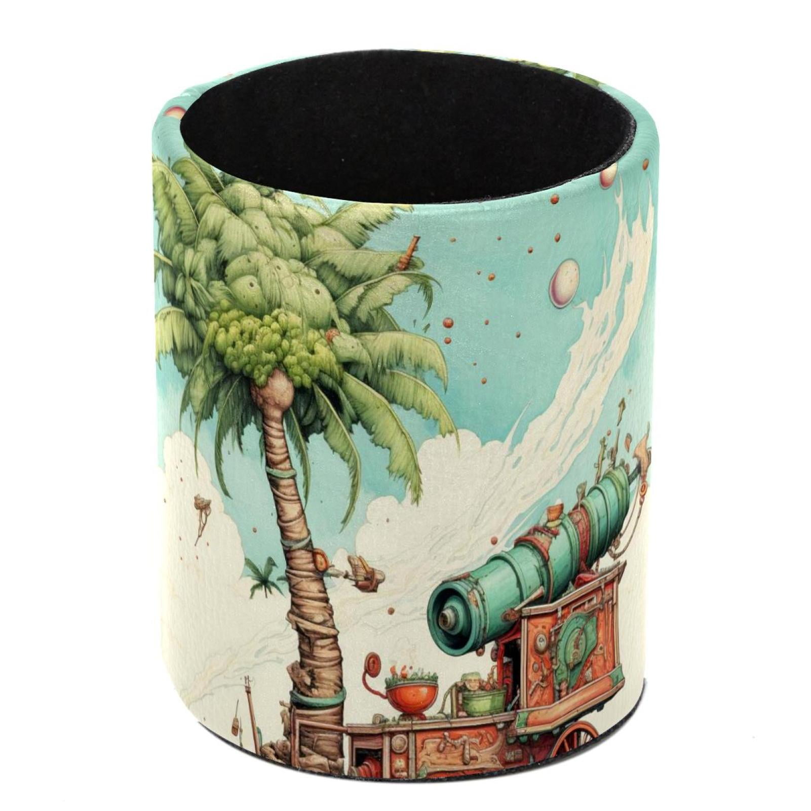 Date Palms & Iftar Cannons Pen Pencil Holder for Desk, Desk Pen ...