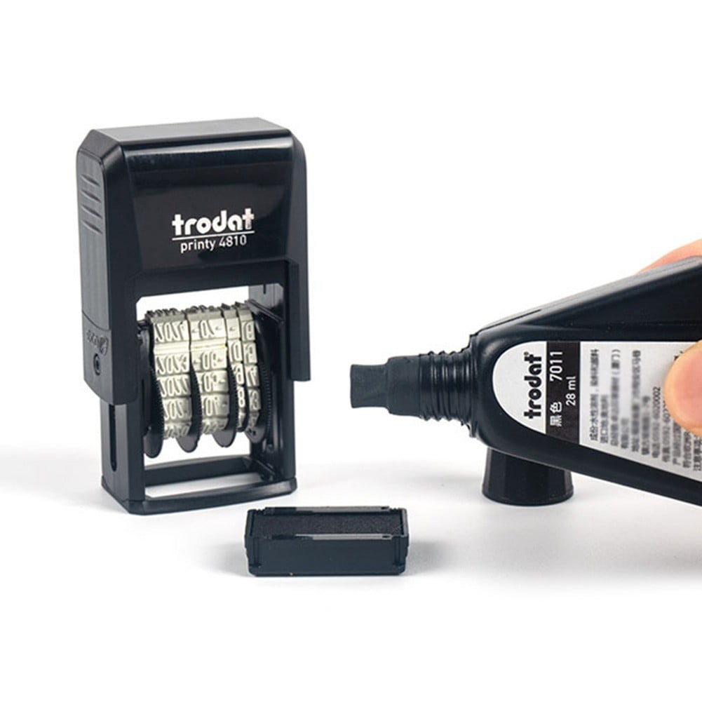 Date Stamp - Trodat Self Inking Rubber Stamp Print - Mini Dater 4810 ...