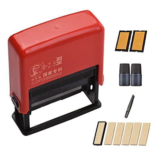 Date Stamper,Portable Handheld Coding Machine Manual Date Stamp Printer Ink Date Printing for ...