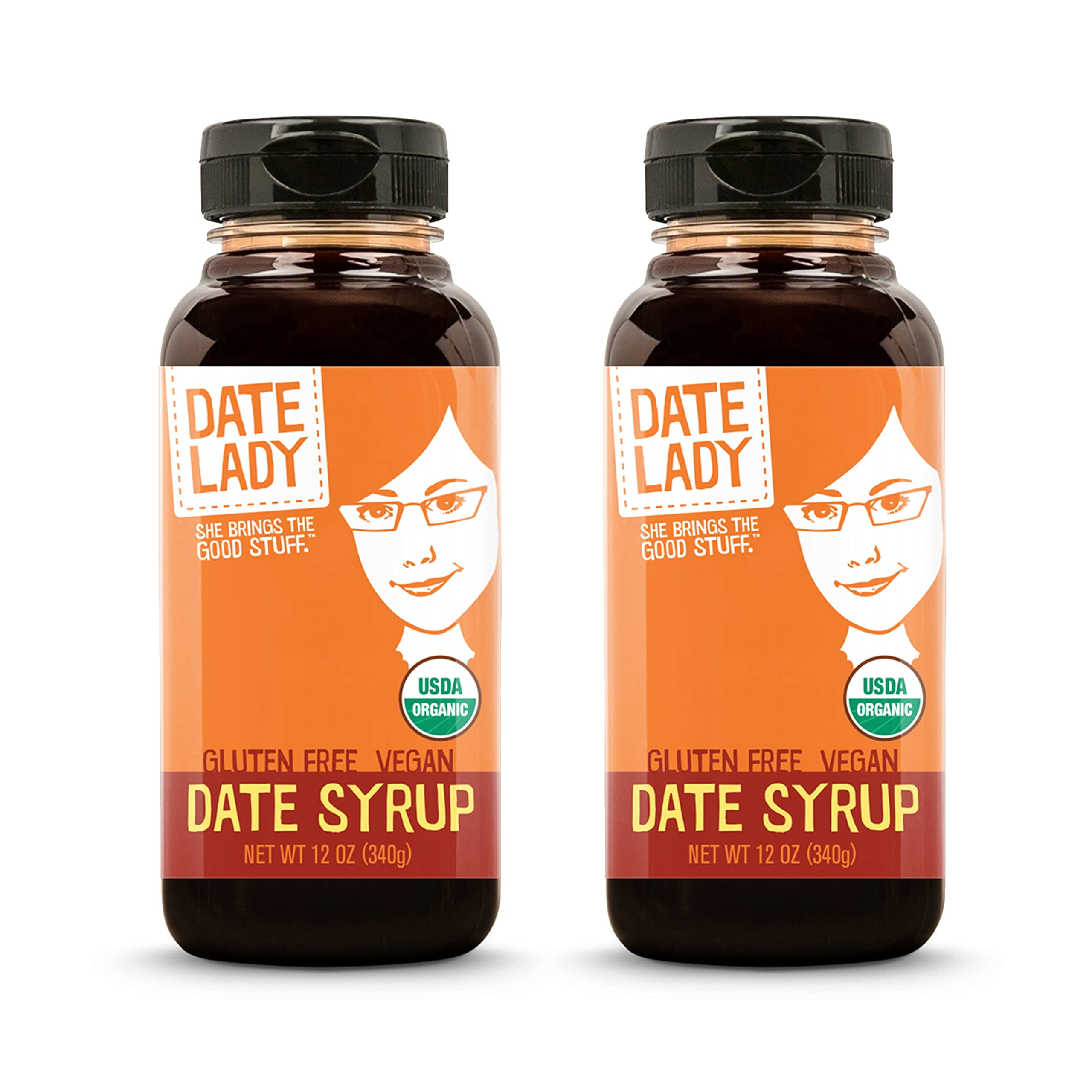Date Syrup by SCH4 Date Lady 12 Ounce Squeeze Bottles | (2-Pack ...