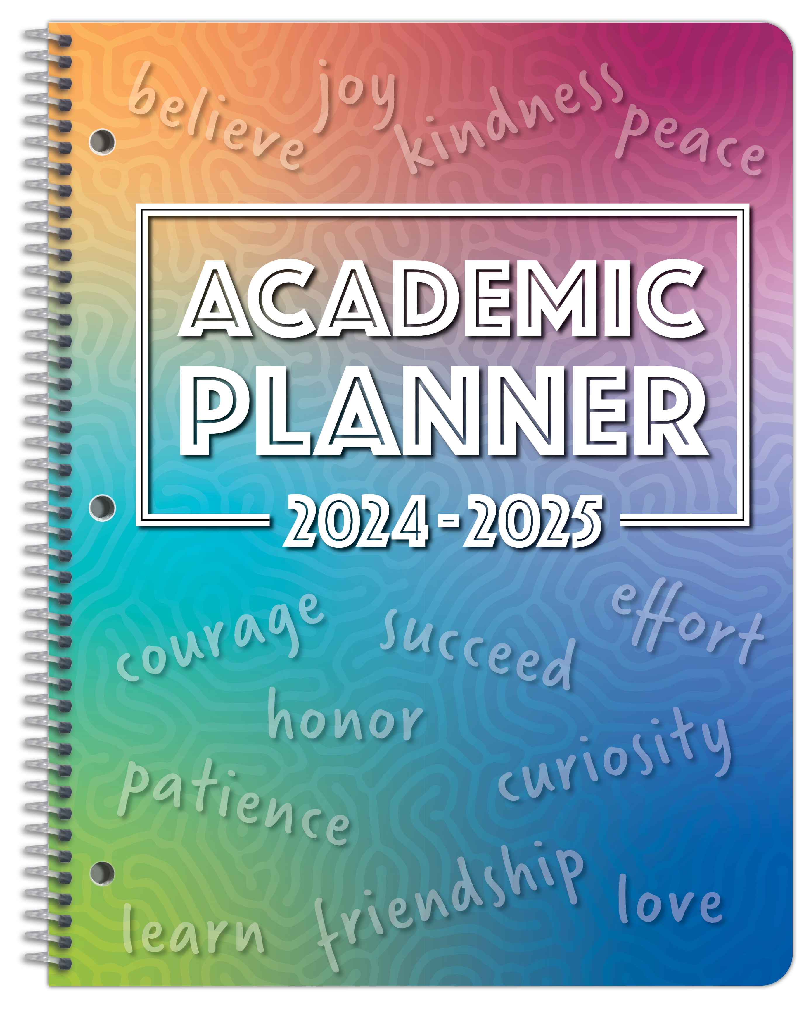 Dated Elementary Student Planner 2024-2025 Academic School Year, Large ...