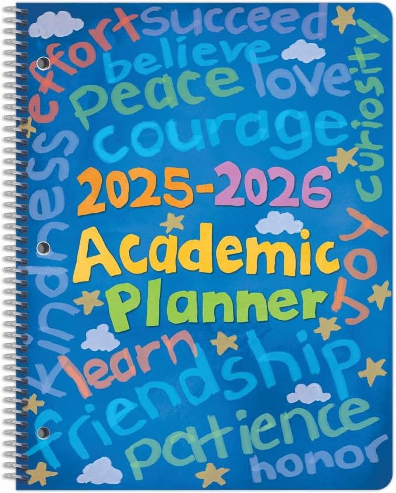 Dated Elementary Student Planner 2025-2026 Academic School Year, Large ...