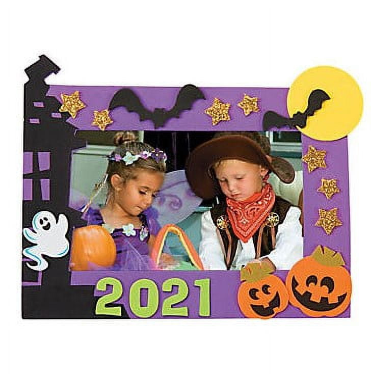 Dated Halloween Picture Frame Mag 12 - Craft Kits - 12 Pieces - Walmart.com