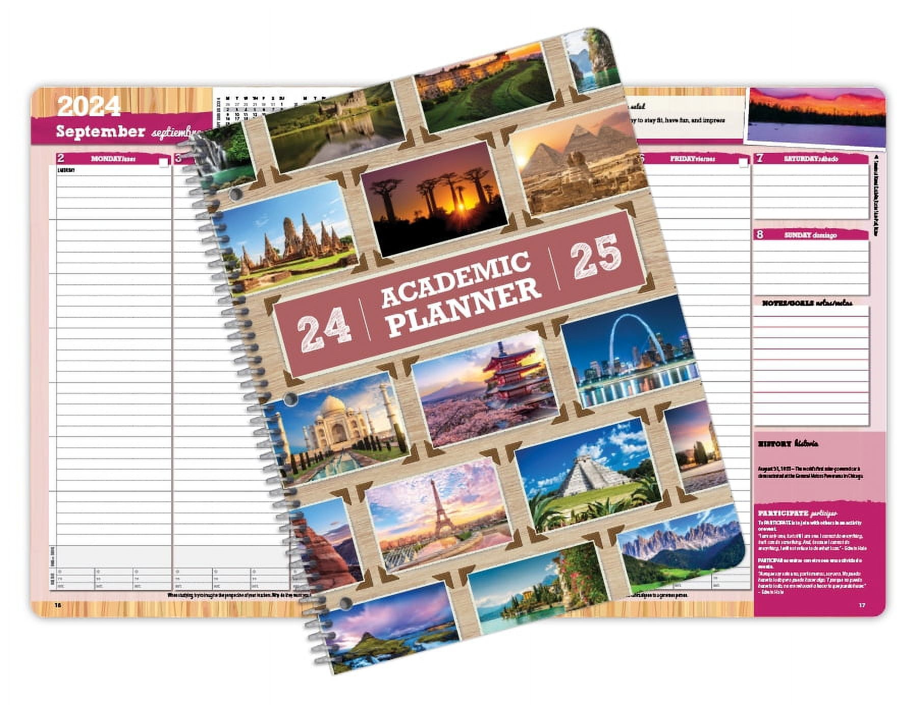 Dated Middle High School Student Planner 2024-2025 Academic School Year ...