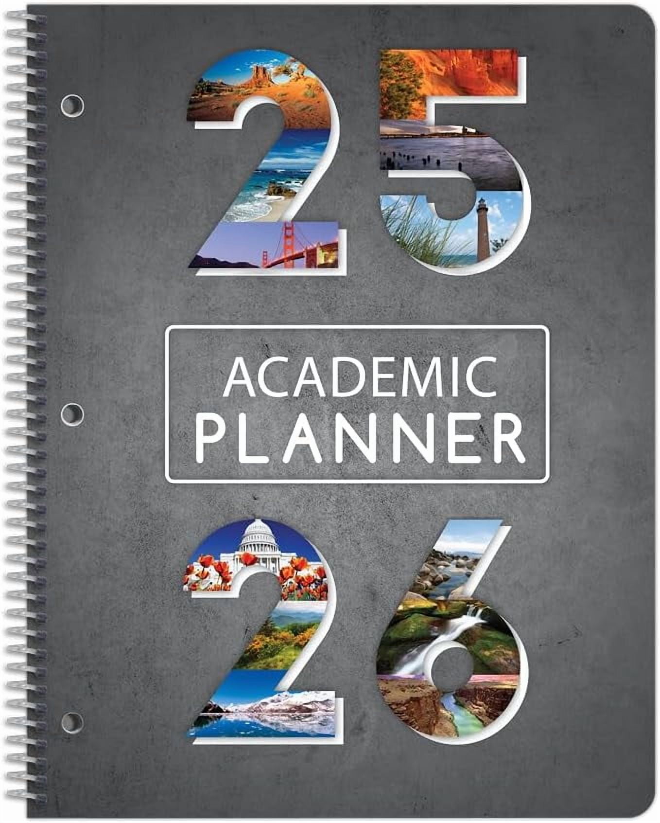 Dated Middle High School Student Planner 2025-2026 Academic School Year ...
