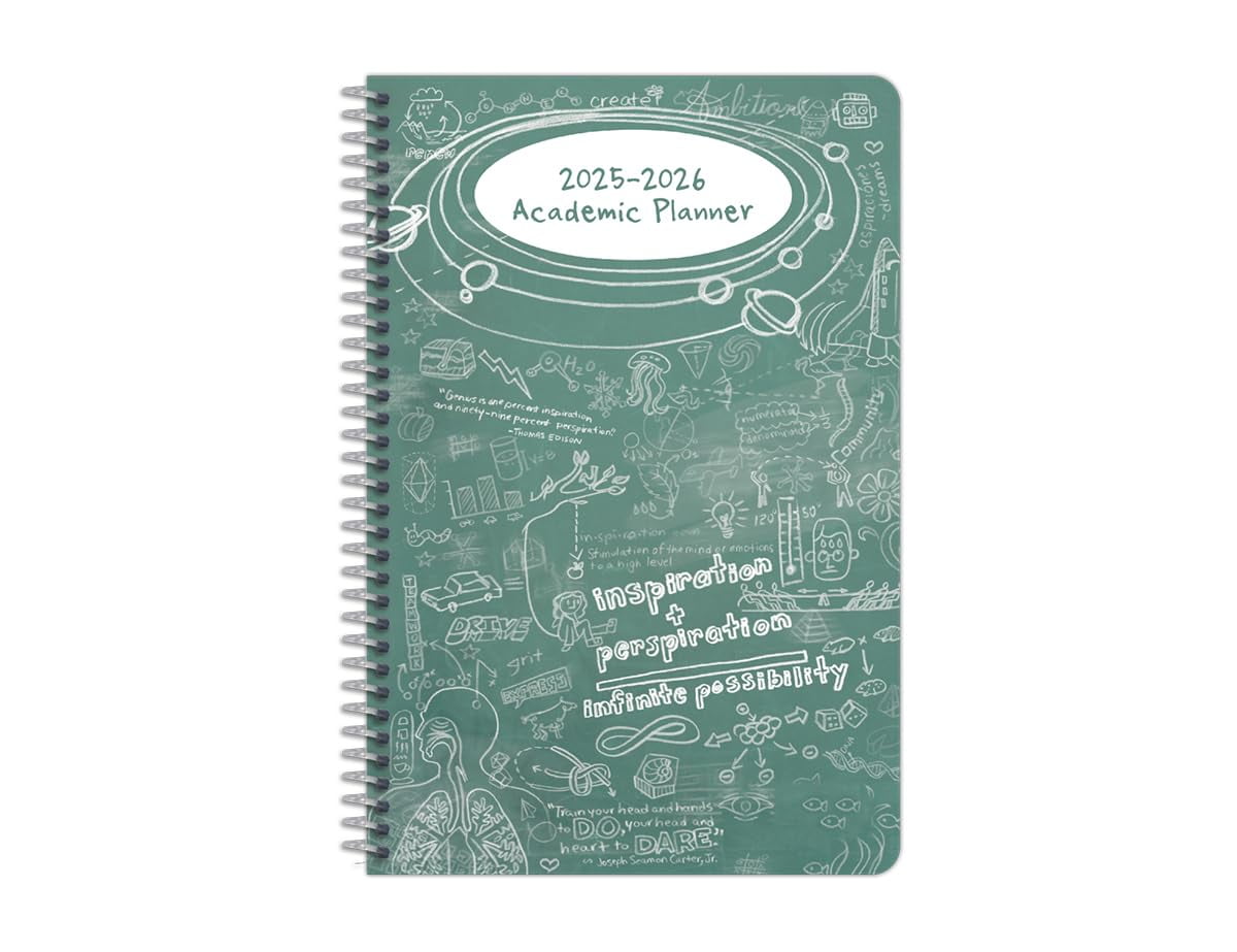 Dated High School Student Planner 2025-2026 Academic School Year, Small ...
