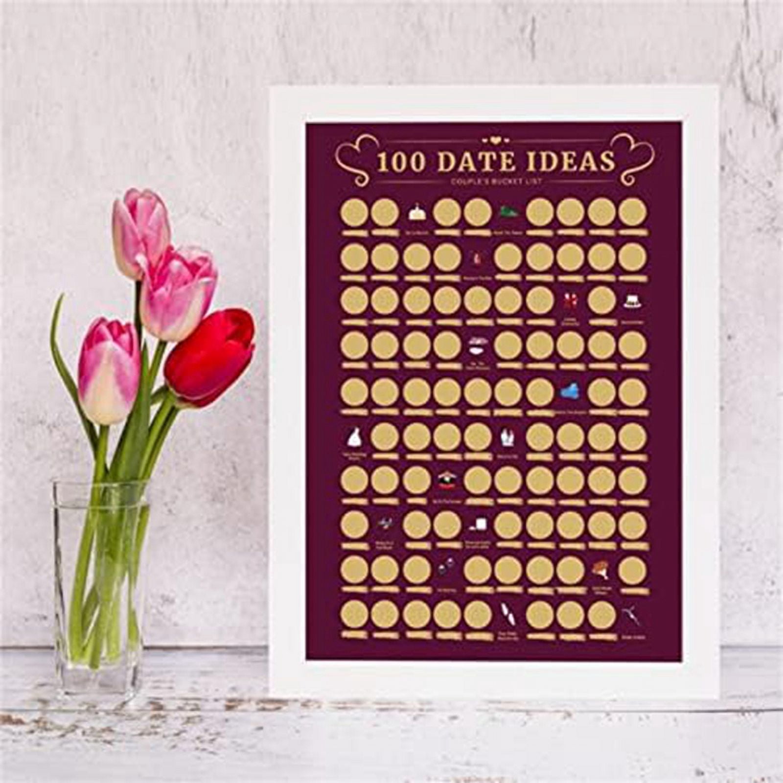 Dates Scratches Poster,Valentine's Day Ideas Picture Indie Room Decor ...
