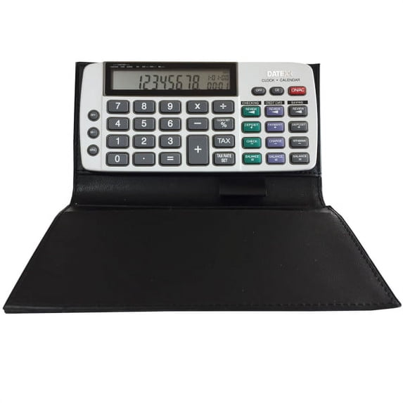 Datexx DB-413 Portable Checkbook Calculator - Walmart.com