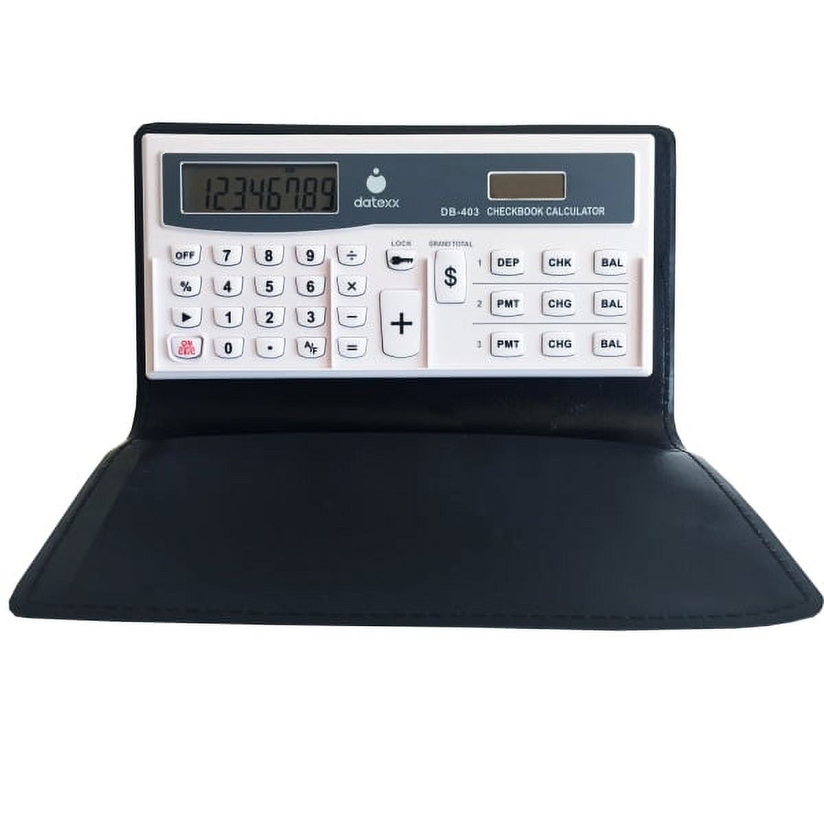Datexx DB-403 Portable Checkbook Calculator, Multicolor - Walmart.com