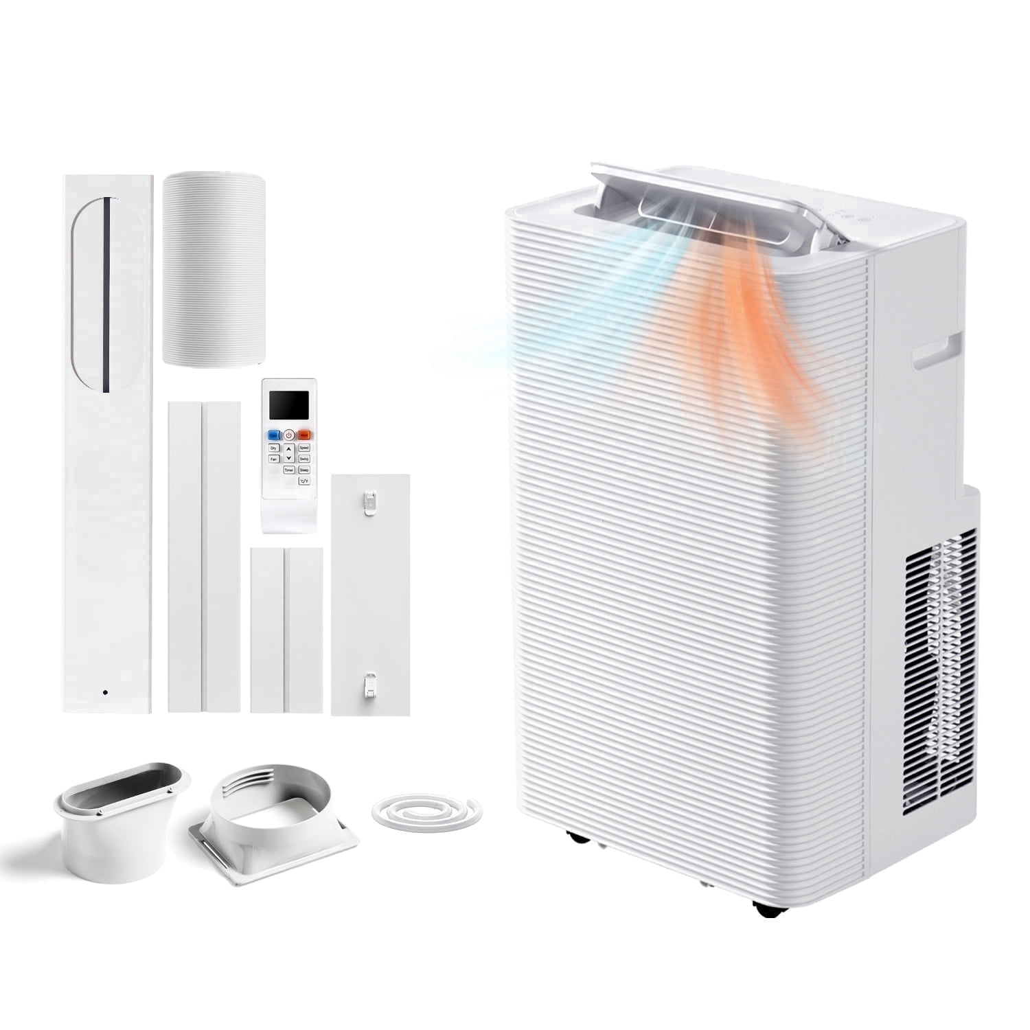 Dateyes 12000 BTU Portable Air Conditioners, 4-1 Standing Smart Cooling ...